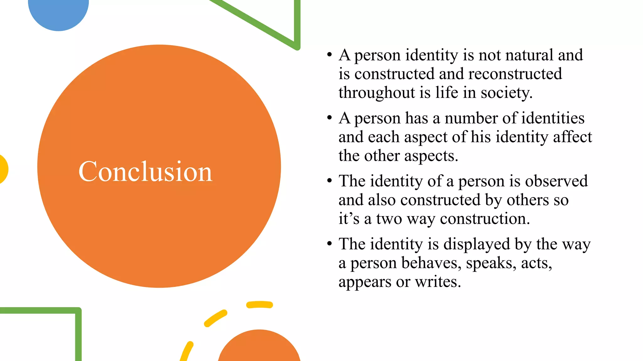 Discourse And Identity | PPTX