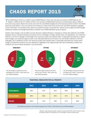 Chaos Report - 2015 | PDF