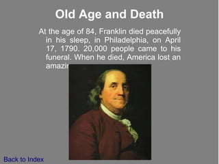 Biography of Benjamin Franklin | ODP