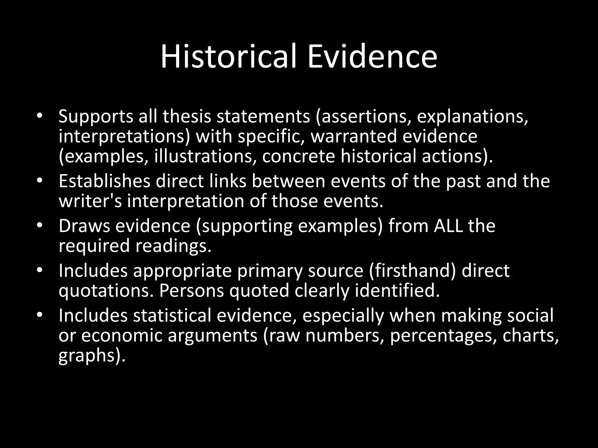 Historical Writing | PPTX