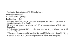 Antibody mediated allograft rejection and treatment | PPTX