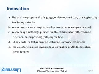 Zibrasoft | Offshore Software Development | PPTX | Computer Software and Applications | Computing