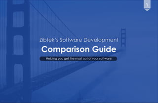 Zibtek’s Software Development Comparison Guide | PPT