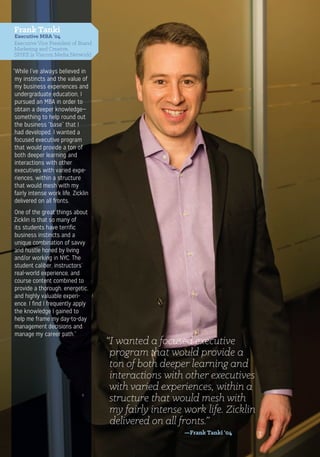 Baruch College Zicklin mba-brochure | PDF | Professional School ...