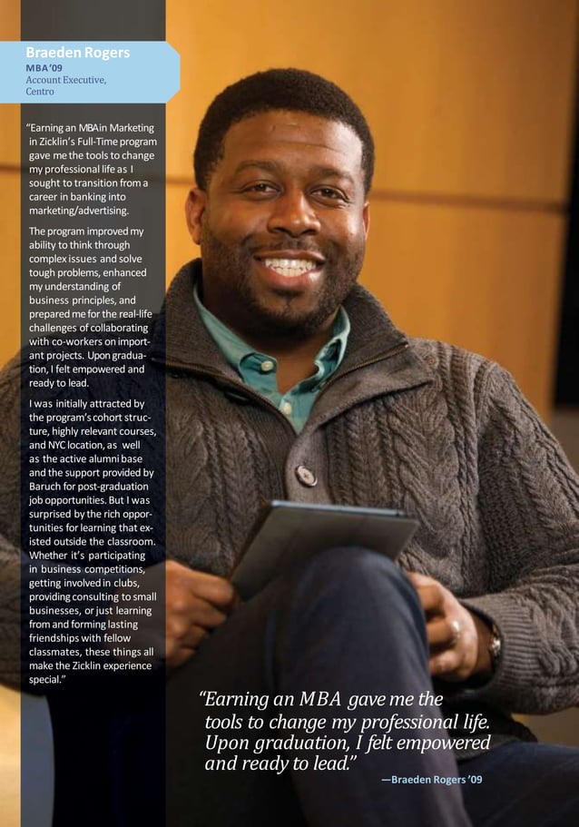 Baruch College mba-brochure | PPTX