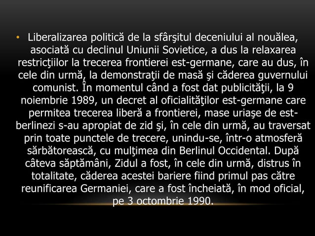 Zidul berlinului | PPT
