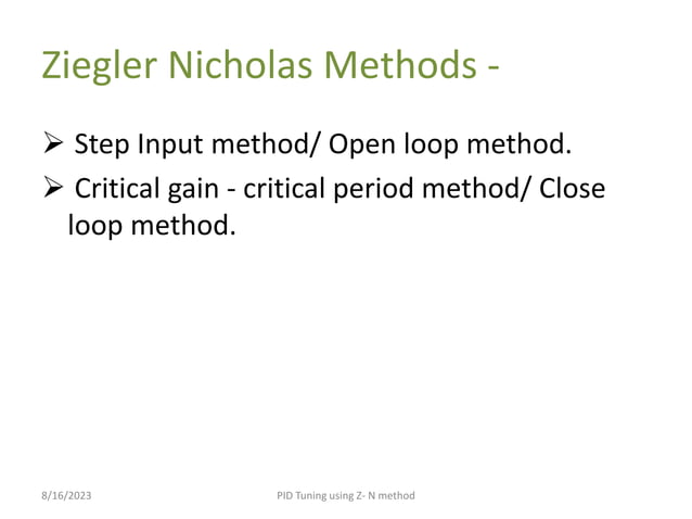 Ziegler-Nichols methods.pptx