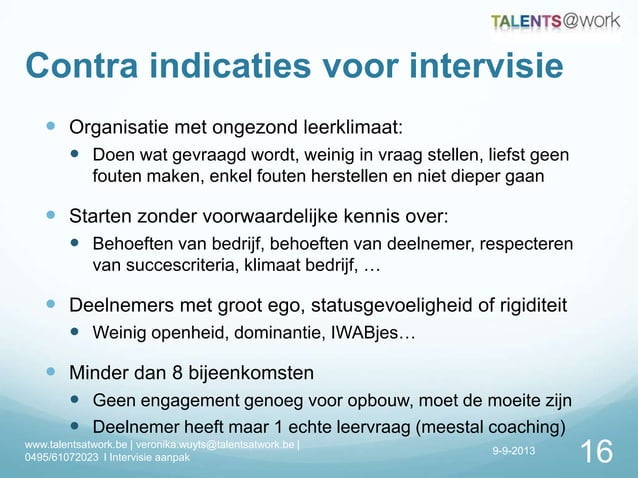 Ziekenhuis info sessie intervisie. 1 | PPTX