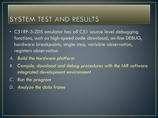 Zig bee based vehicle access control system | PPTX