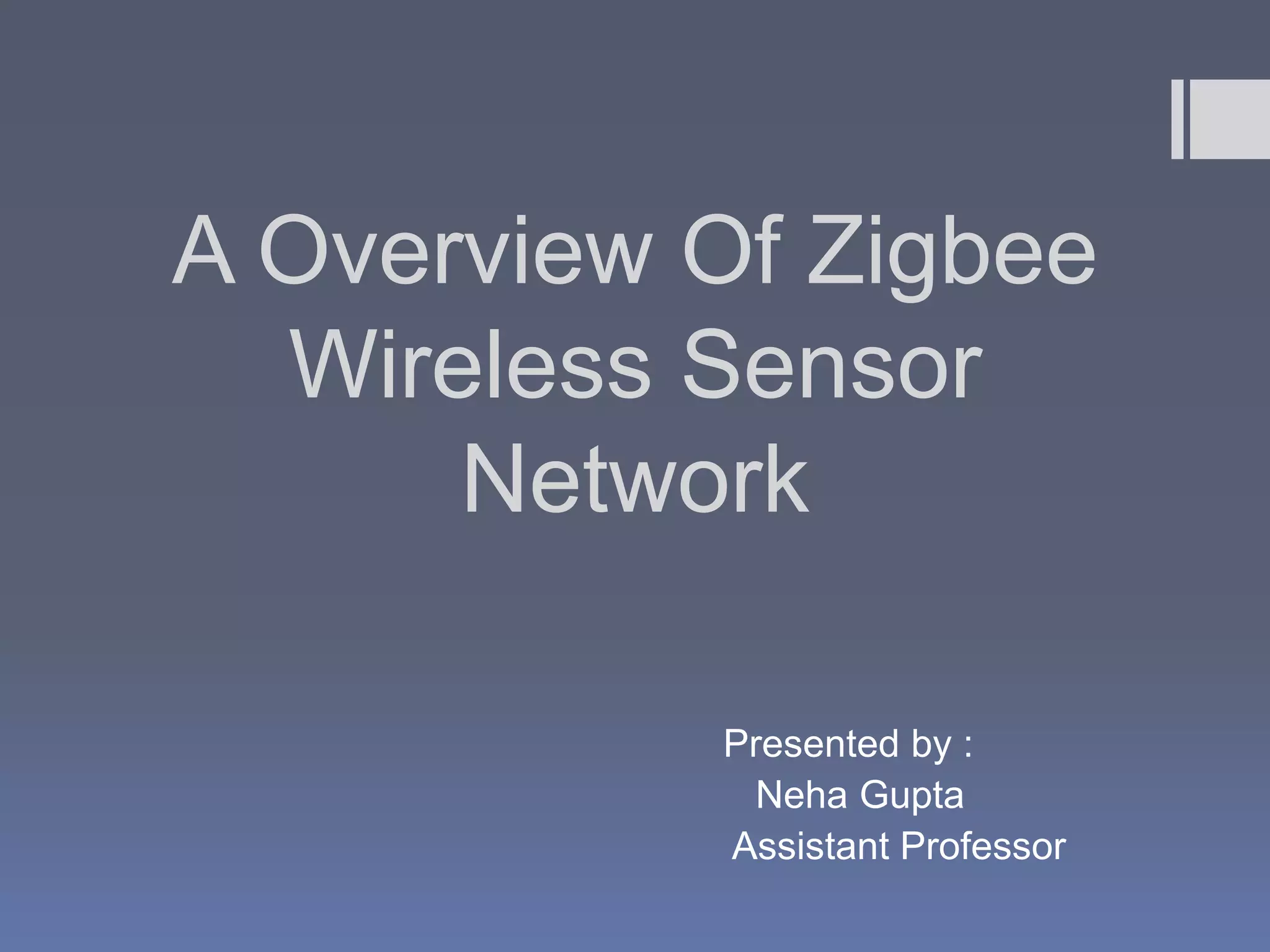 Zigbee | PPT