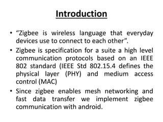 Zig bee | PPTX