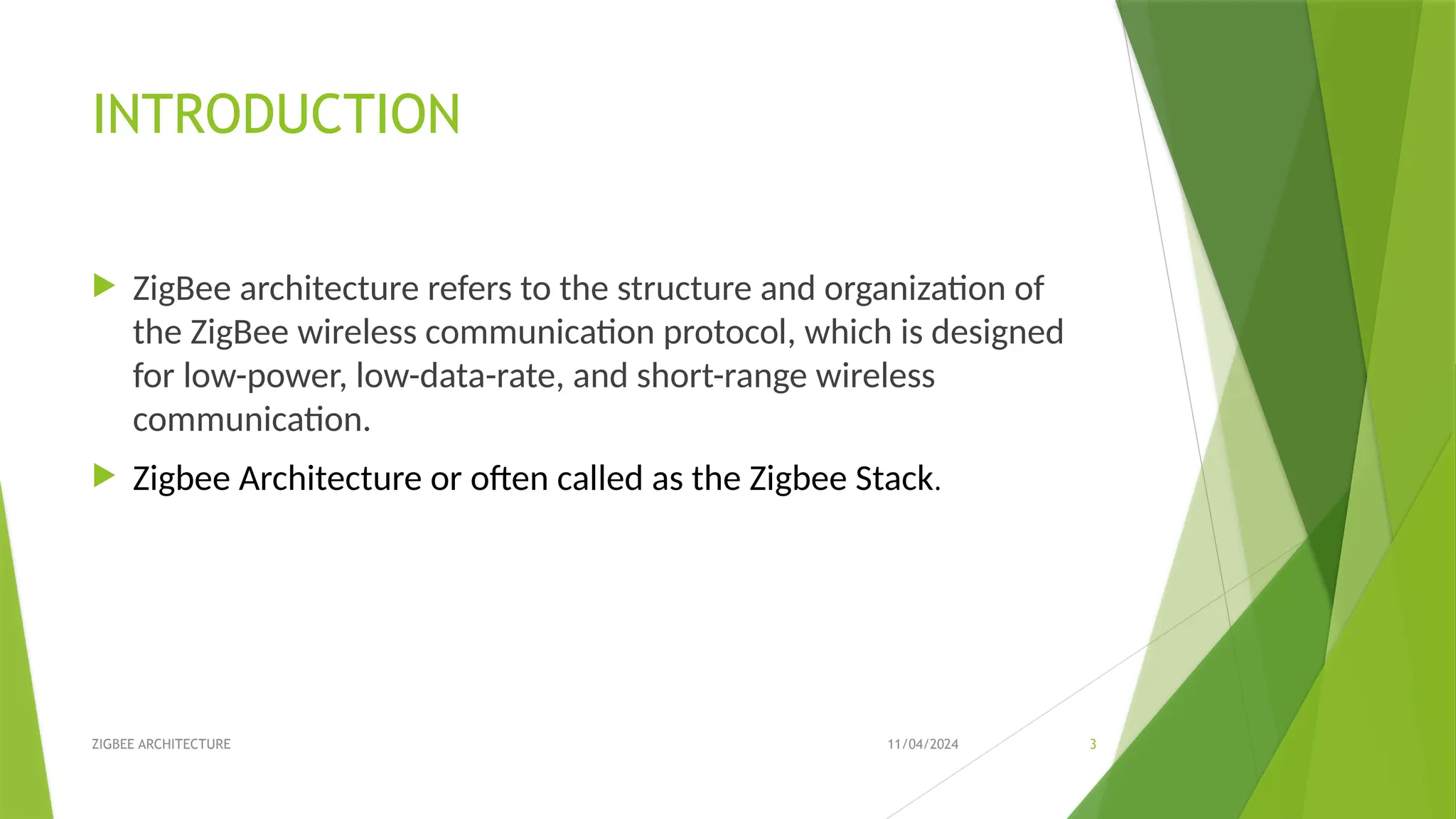 communication protocols ZIGBEE ARCHITECTURE IOT - .pptx