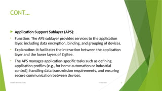 communication protocols ZIGBEE ARCHITECTURE IOT - .pptx
