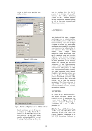 Zigbee based parameter monitoring and controlling system for induction machine | PDF