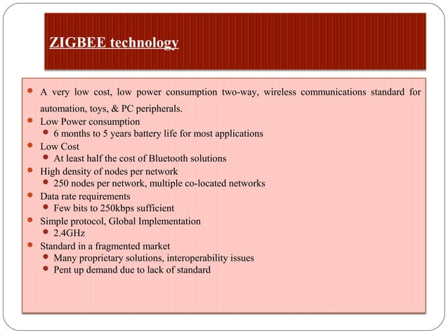 Zigbee Based Patient Monitoring System Ppt