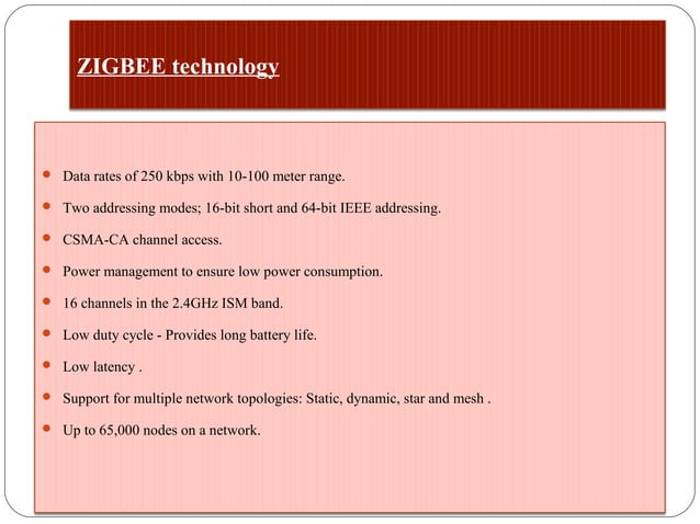 Zigbee Based Patient Monitoring System Ppt