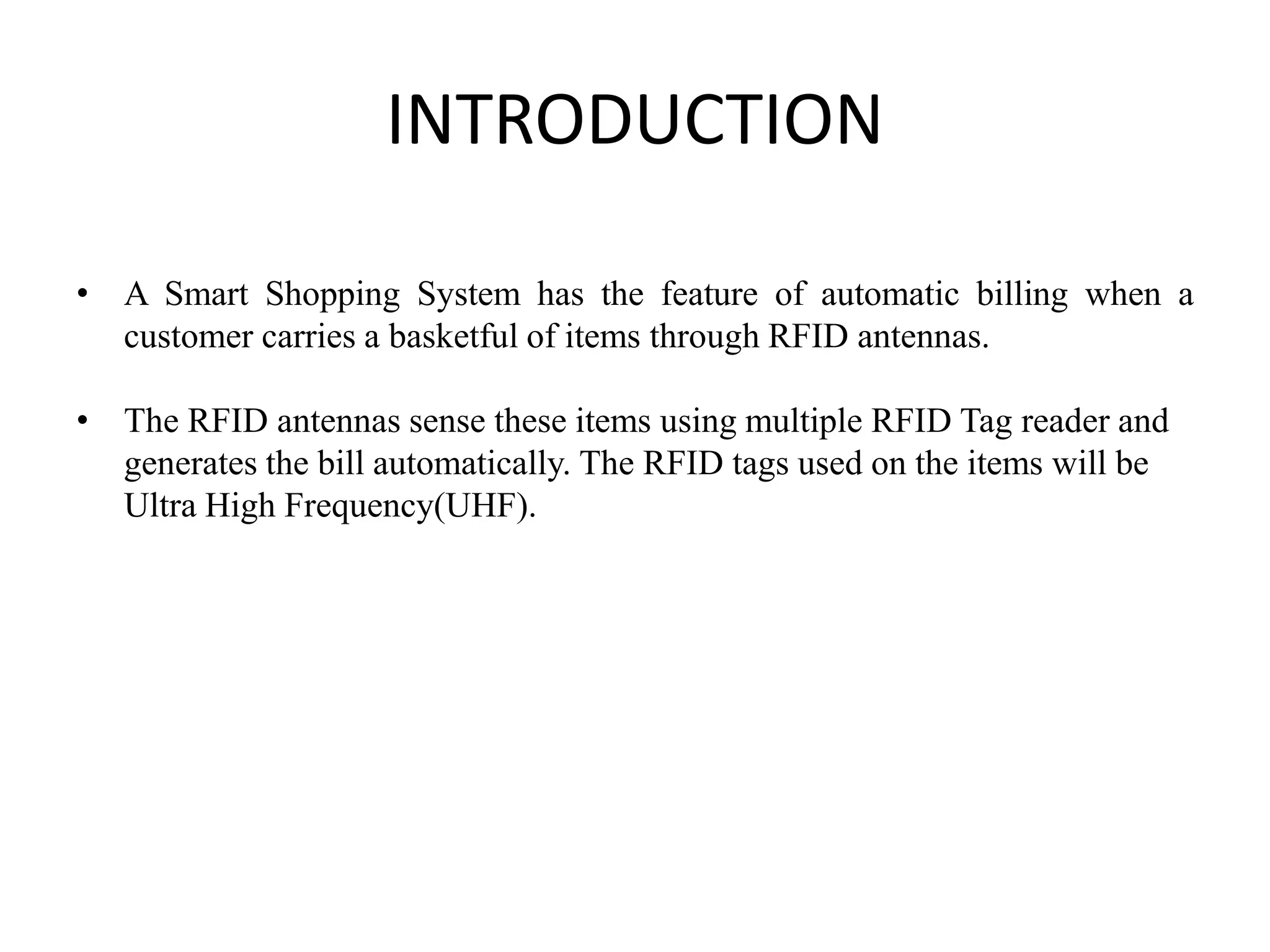 Zigbee based trolley cart access system using rfid | PPTX