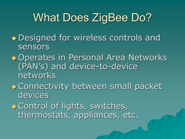 Zig bee ppt | PPT