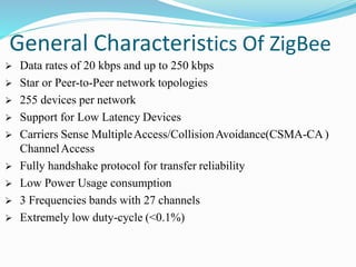 Zigbee technology presentation | PPTX