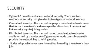 Zigbee Wireless Protocol in wireless sensor networks and IoT | PPT