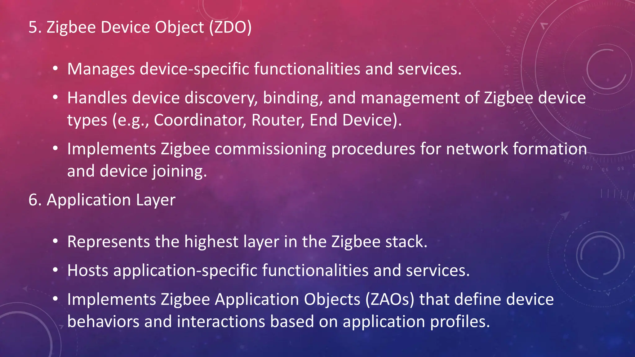Zigbee technology for cs students and engineering | PPTX