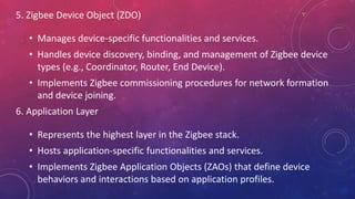 Zigbee technology for cs students and engineering | PPTX
