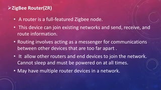 Zigbee technology for cs students and engineering | PPTX