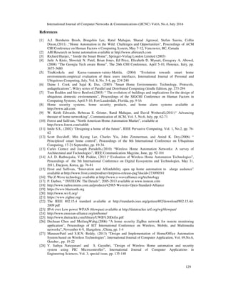 Zigbee technology and its application in | PDF | Home Appliances | Home & Garden