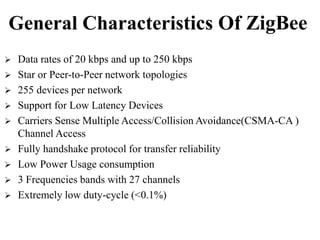 Zigbee technology [autosaved] | PPTX