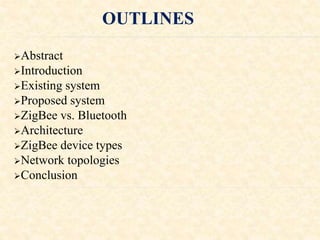 Zigbee technology ppt | PPTX