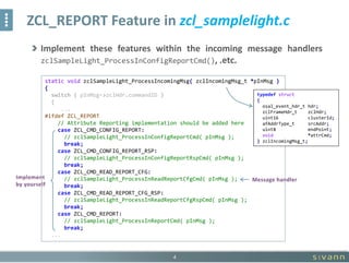 Implementation of the ZigBee ZCL Reporting Configuration Features | PDF