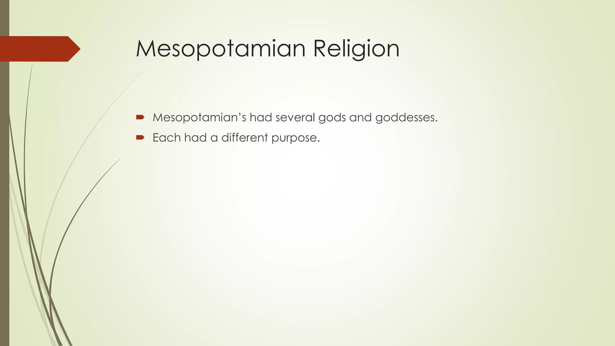 Mesopotamian Gods and Ziggurats | PPTX