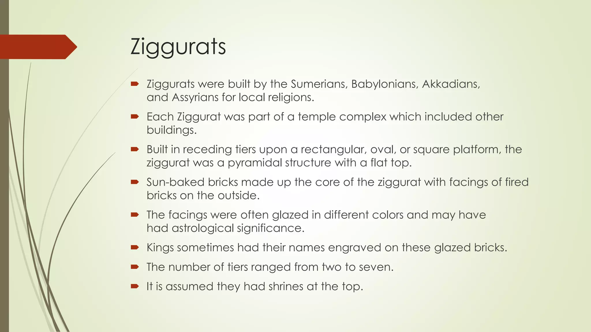 Mesopotamian Gods and Ziggurats | PPTX