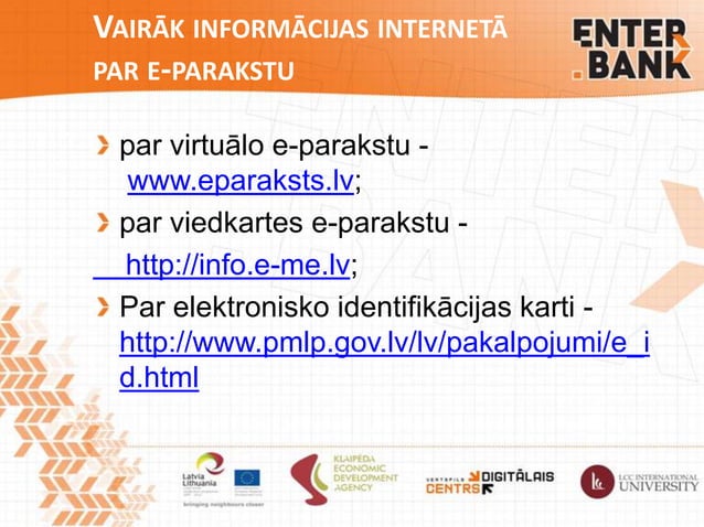 Elektroniskais paraksts | PPT