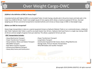 Zighra Logistics-Zeal the logistics industry in india | PPT