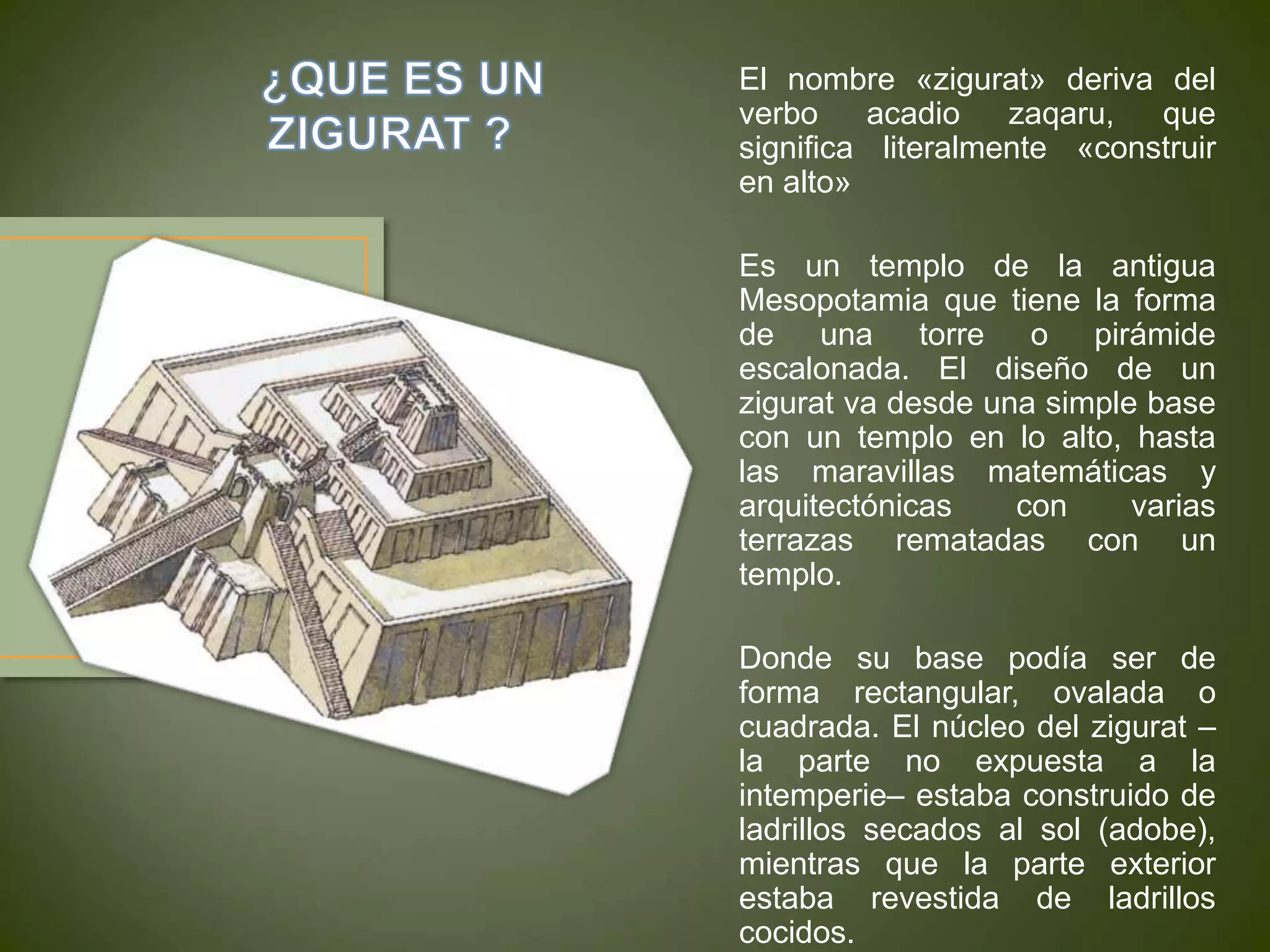 Zigurat ,el palacio blanco de uruk | PPT