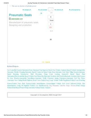 mechanical or automobile project ideas research thesis | PDF