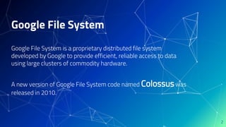 Google file system GFS | PPTX