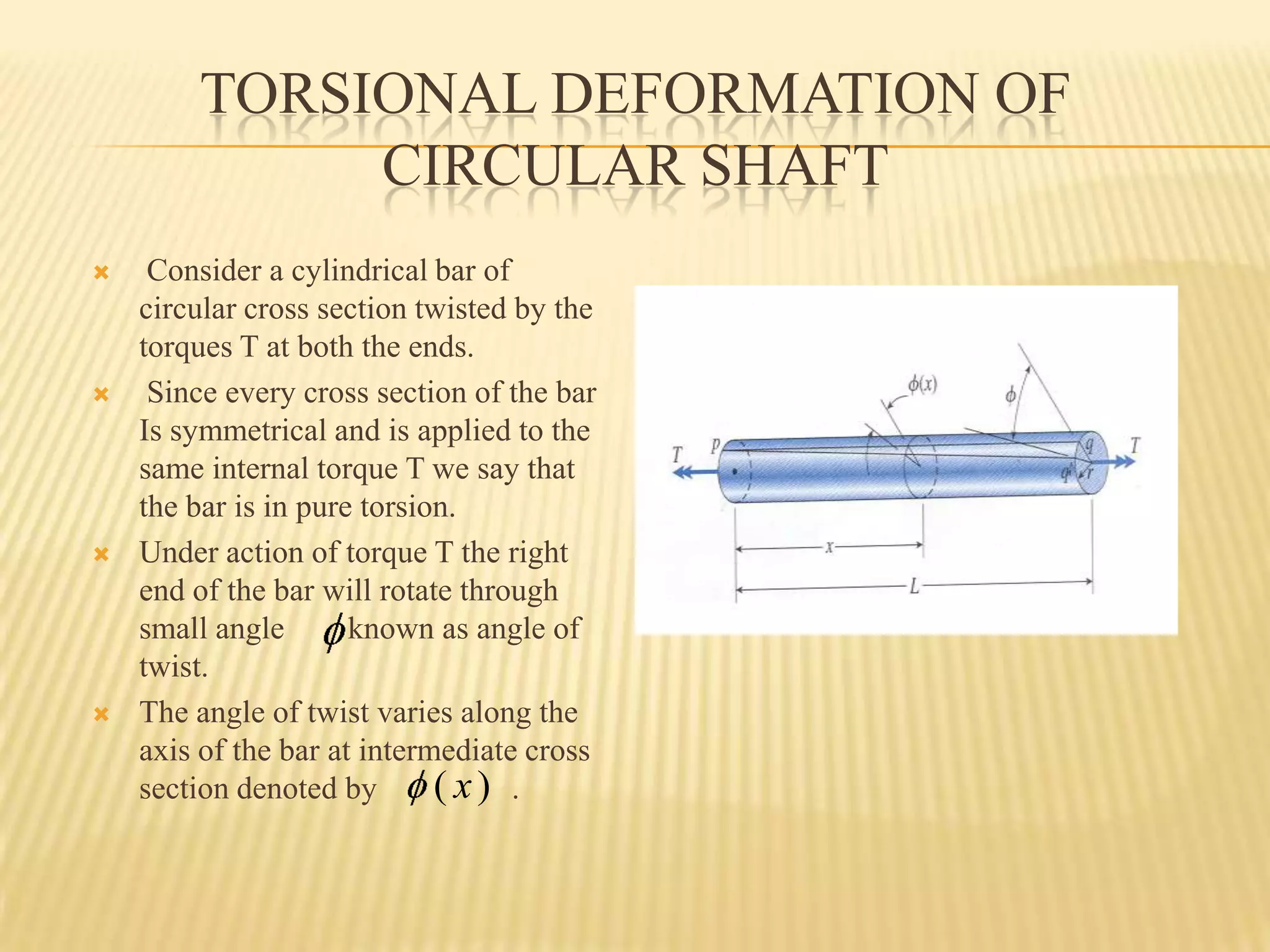 Torsional Stress | PPTX