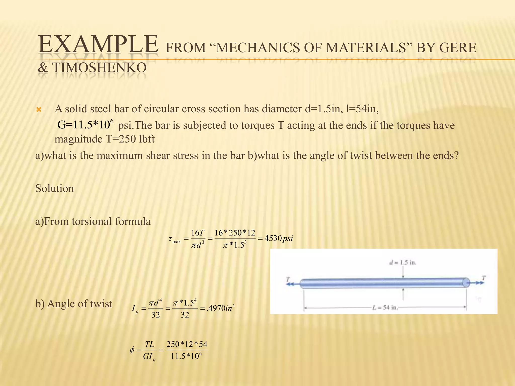 Torsional Stress | PPTX