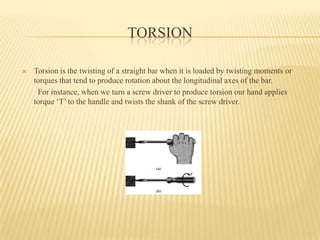 Torsional Stress | PPTX