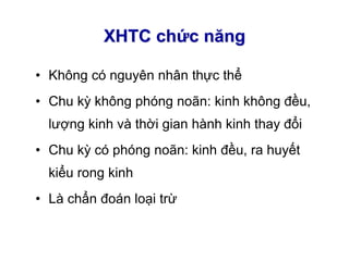 XUẤT HUYẾT TỬ CUNG BẤT THƯỜNG TRONG ĐỘ TUỔI SINH SẢN | PDF