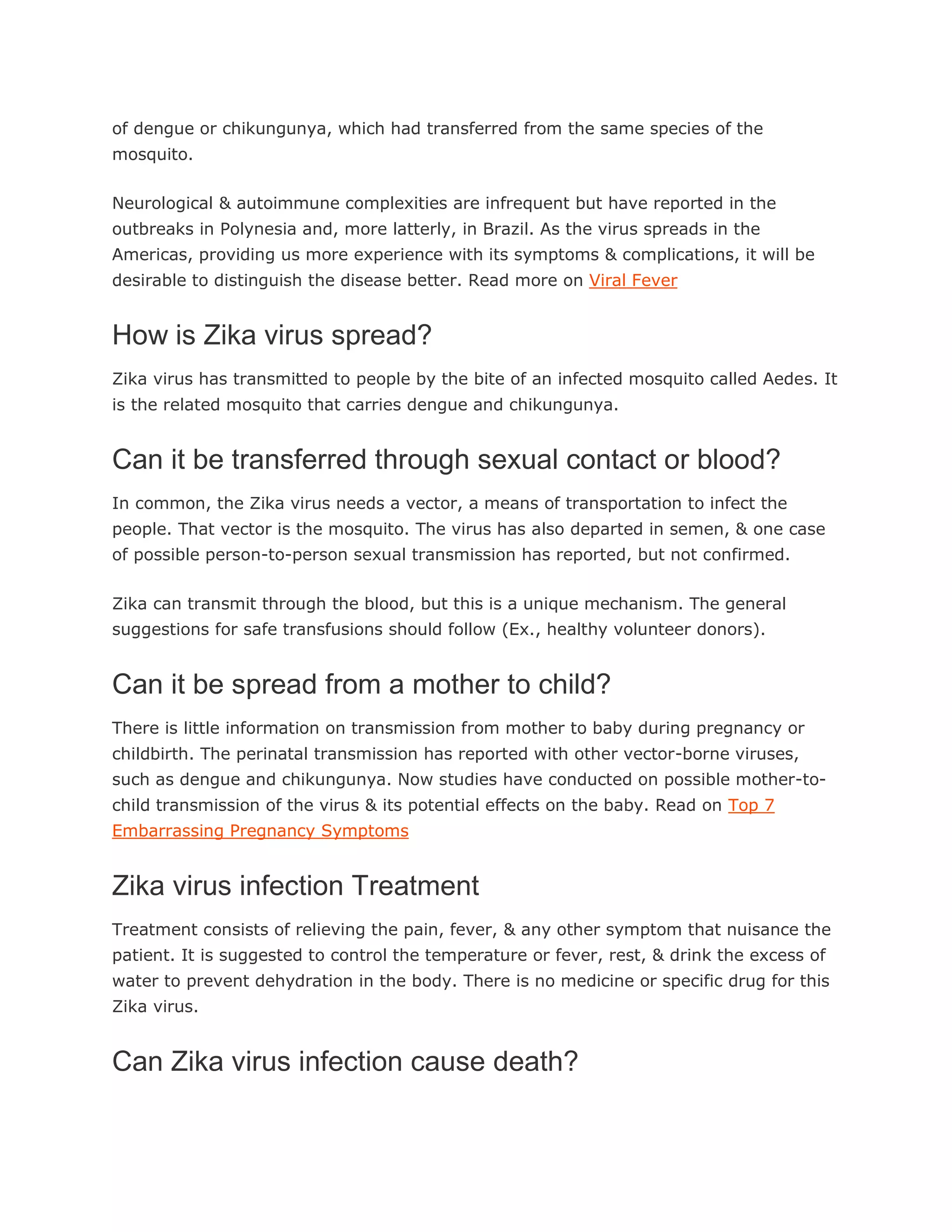 Zika virus | PDF