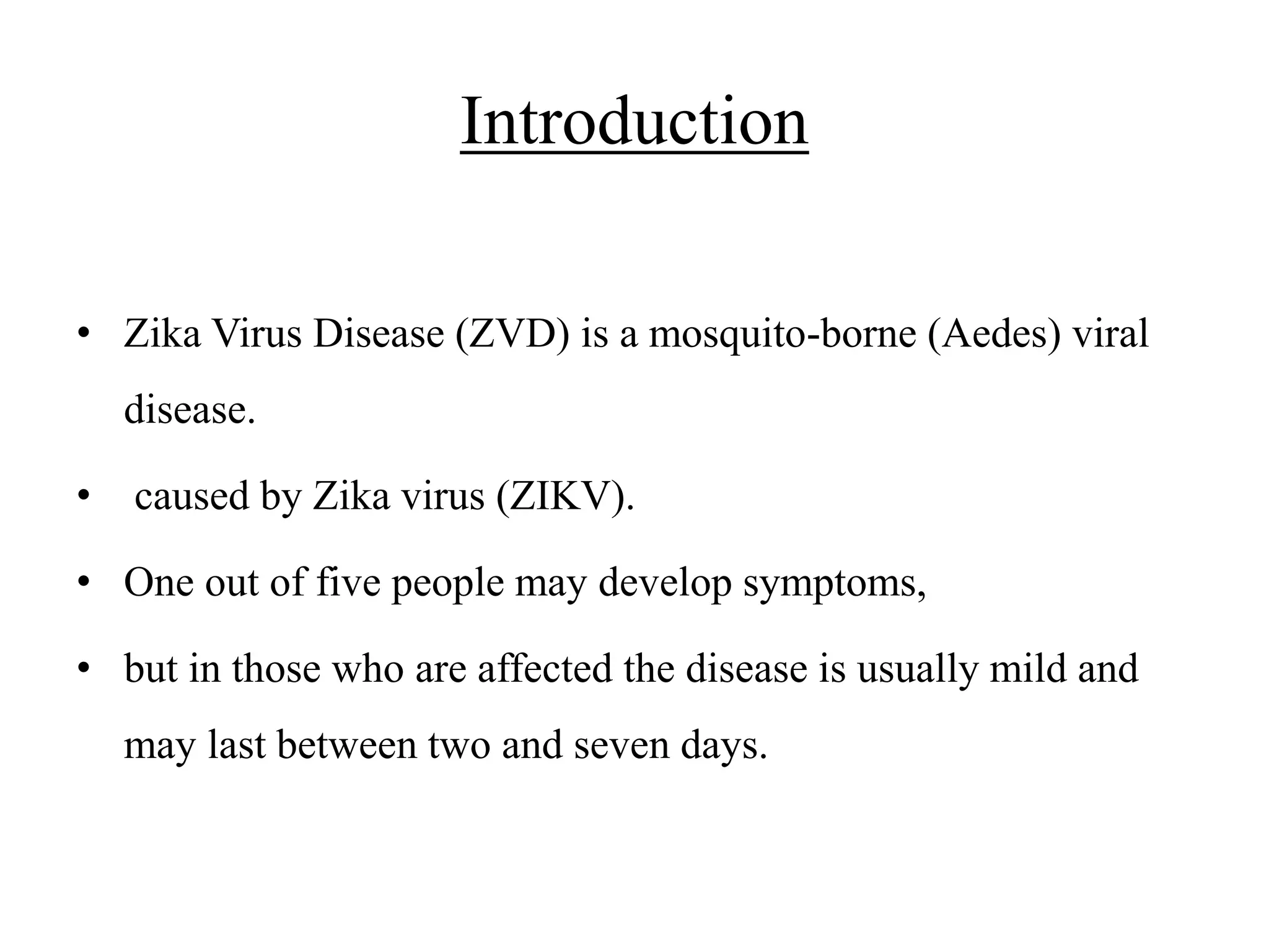 Zika virus disease | PPTX