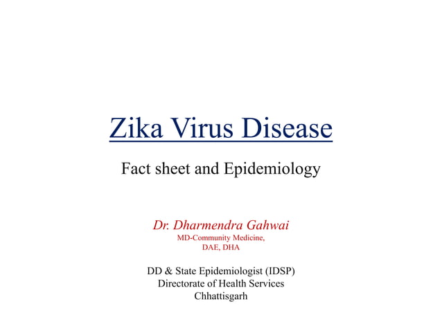 Zika virus disease | PPTX