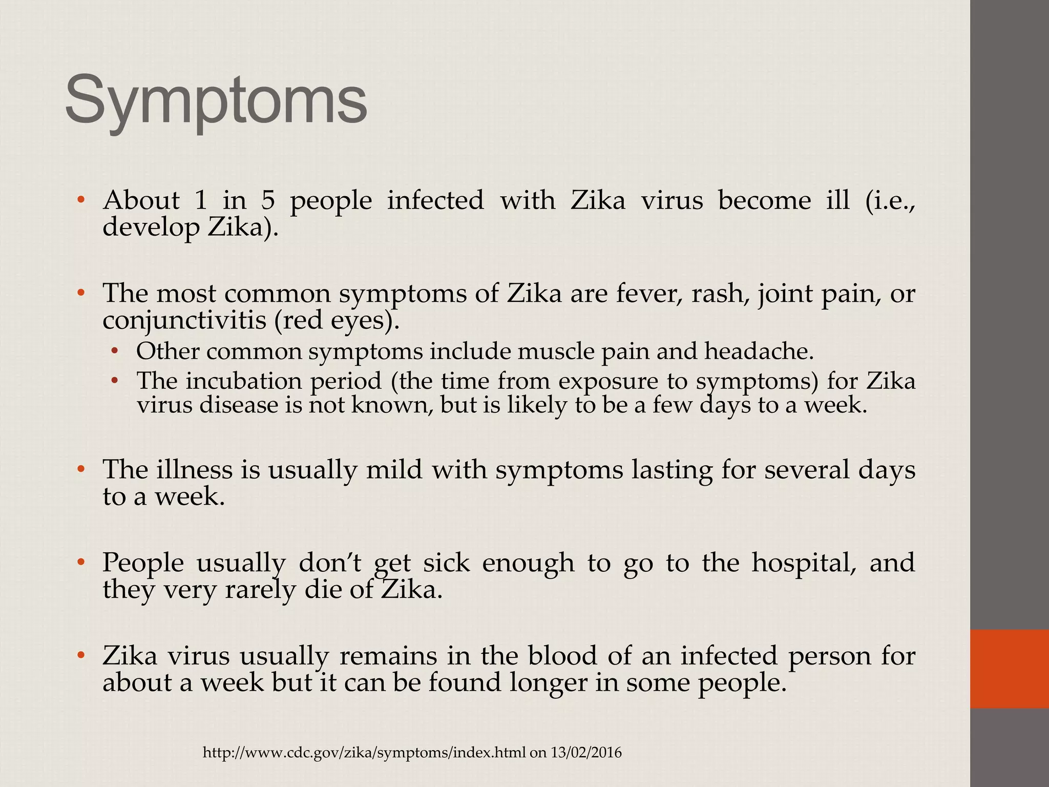Zika virus disease | PPTX