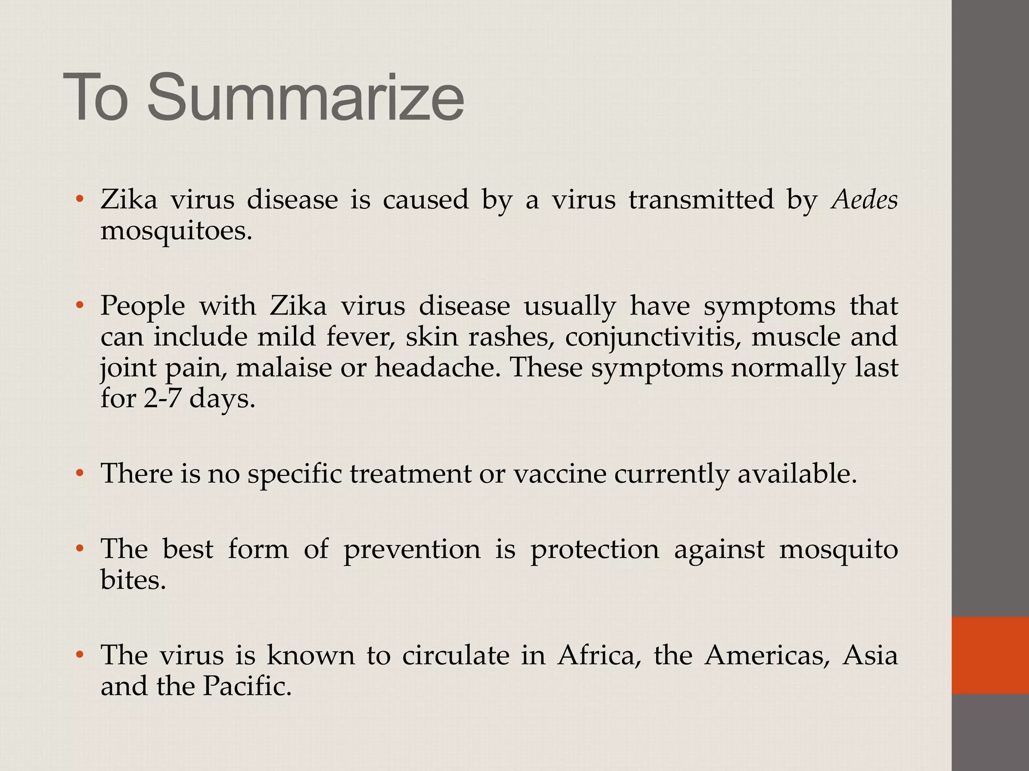 Zika virus disease | PPTX