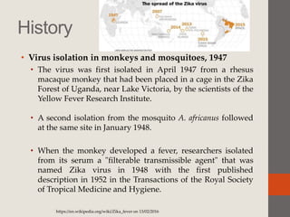 Zika virus disease | PPTX