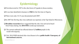 Recent Zika virus infection | PPTX