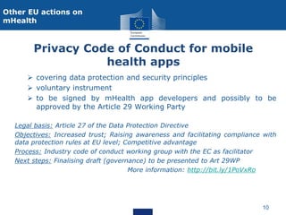 "The value of a European approach to mHealth in cancer Unleashing the ...